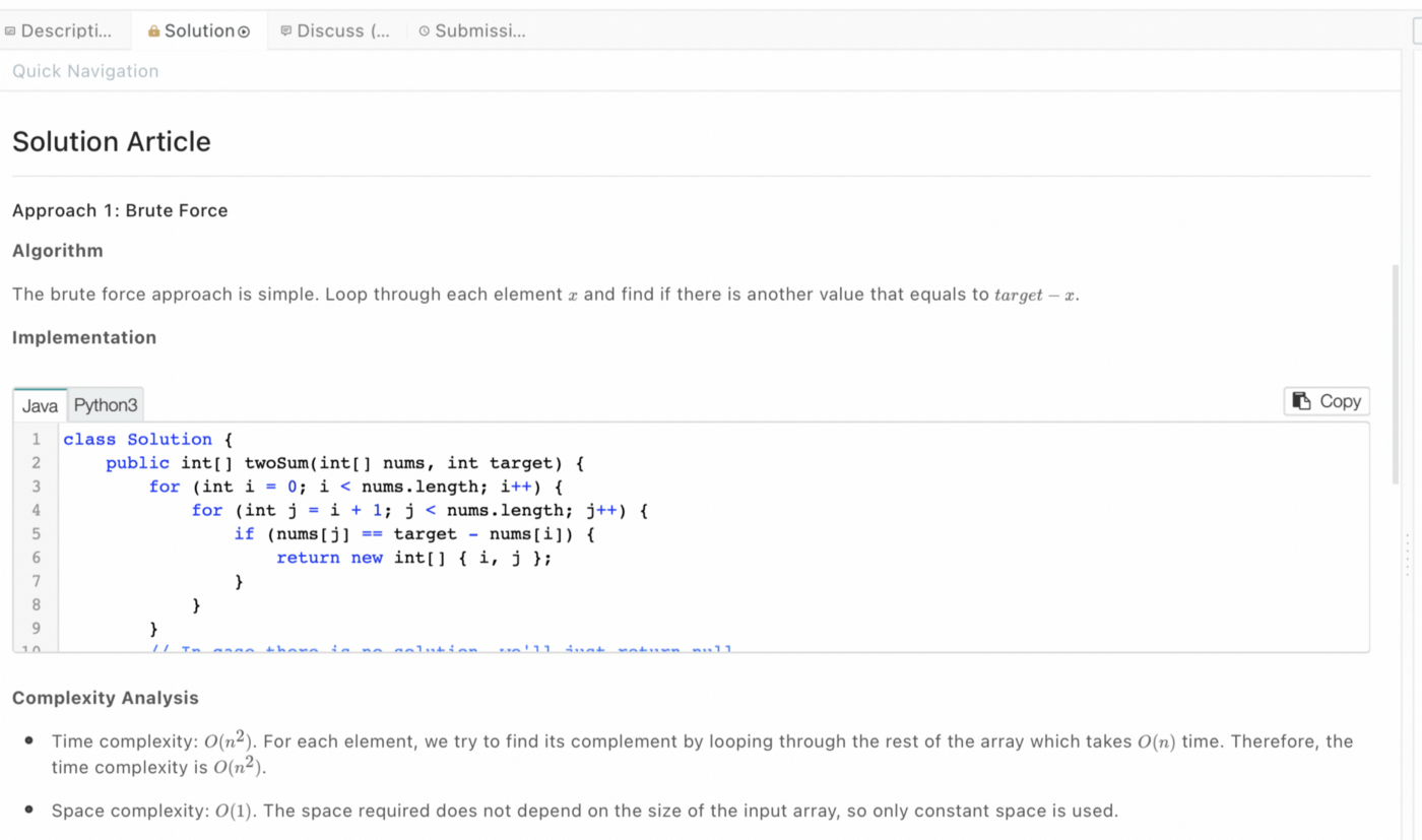 從 LeetCode 訓練 Swift 程式技術 & 準備面試考題