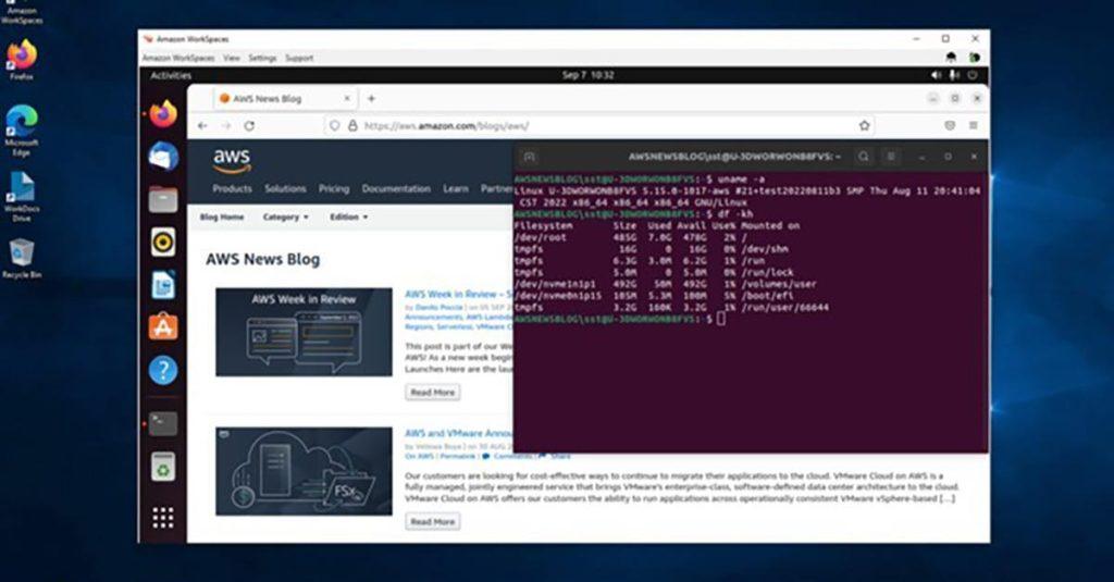 Amazon WorkSpaces開始支援Ubuntu 虛擬桌面更多選擇