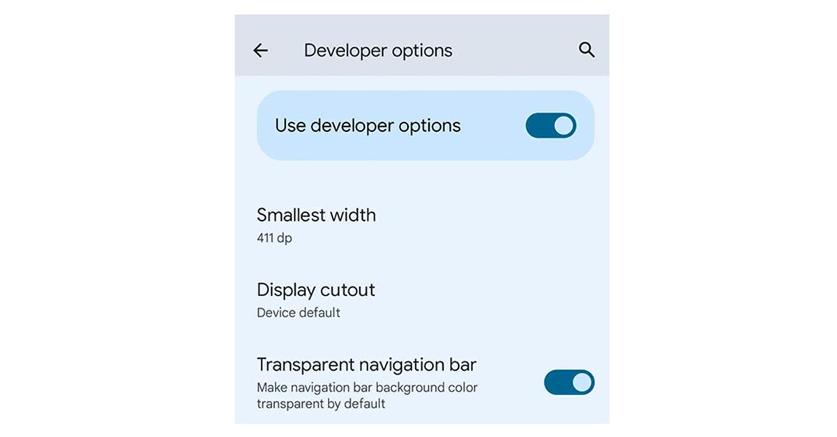 Android 14測試版改掉「導航條」底色 可自行設定透明化