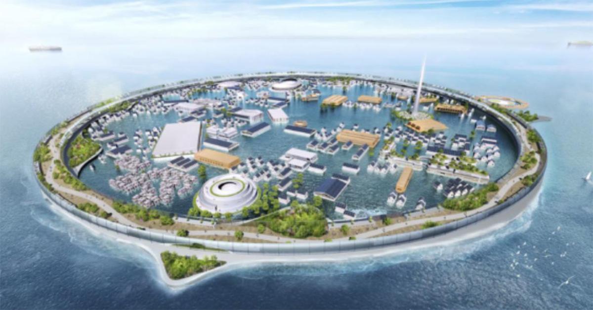 想像未來世界 日本N-Ark提出「Dogen City漂浮城市」計畫