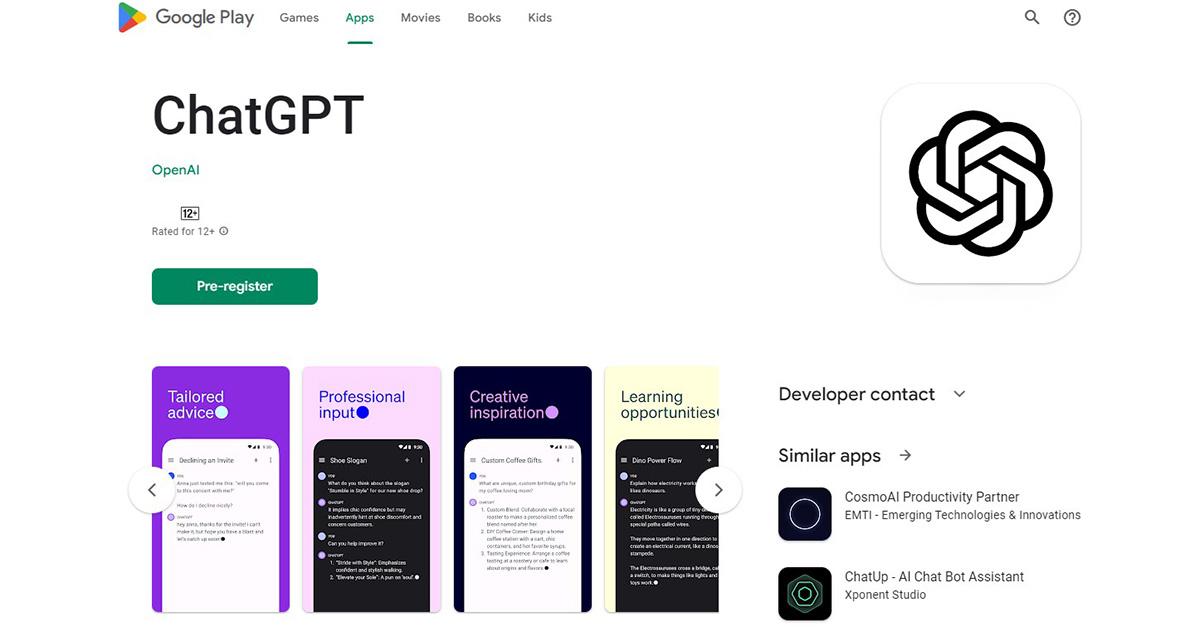 Android 的 ChatGPT App 如何下載、它能做什麼？