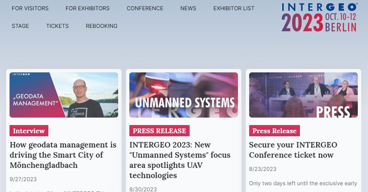 無人機大展「INTERGEO」10月開幕 聚焦無人機技術與軟體