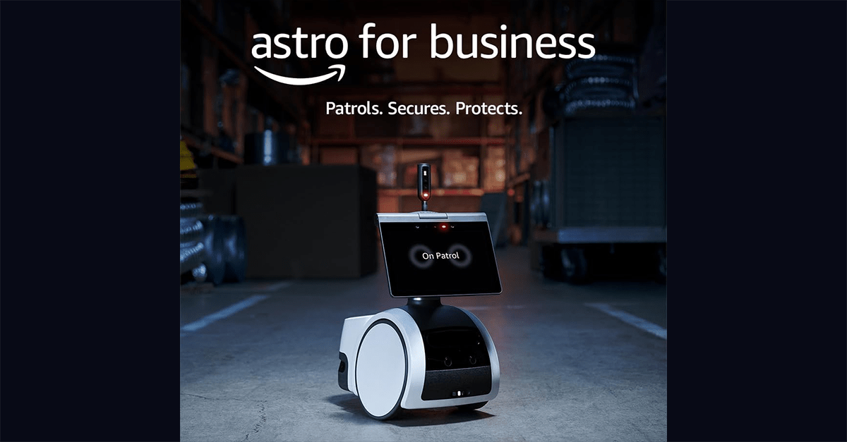 亞馬遜全新智慧機器人Astro for Business 提供企業安全巡邏