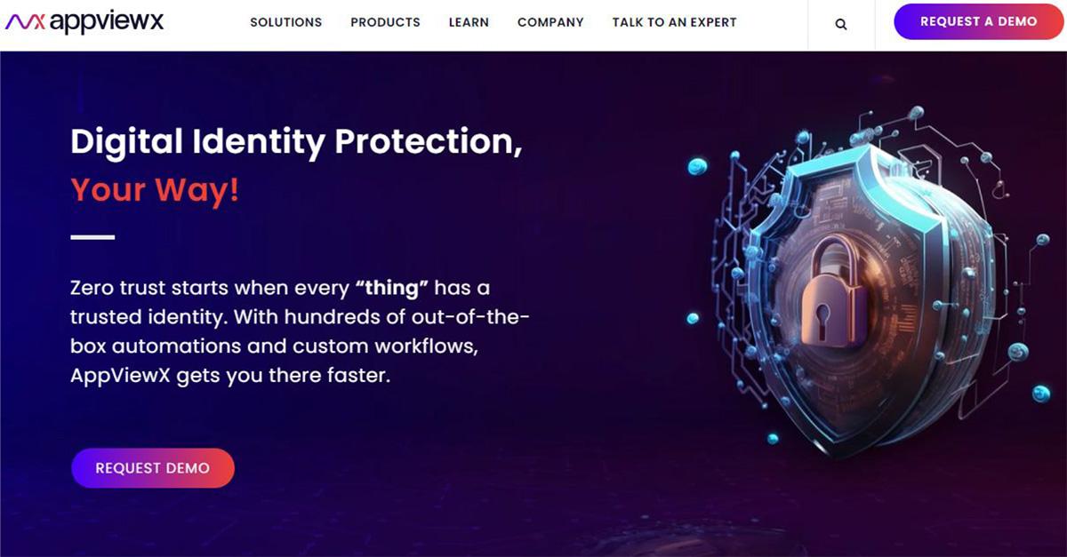 AppViewX 數位信任平台 推物聯網身分自動化管理
