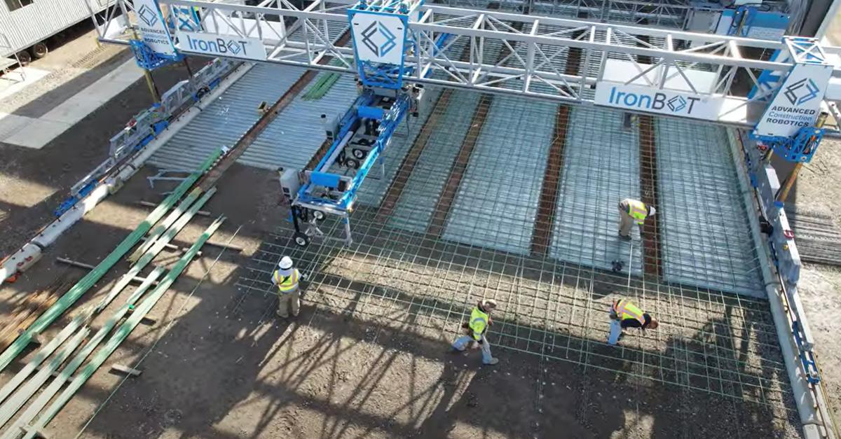 全球首個鋼筋機器人「Bot Bundle」支援建築業安全