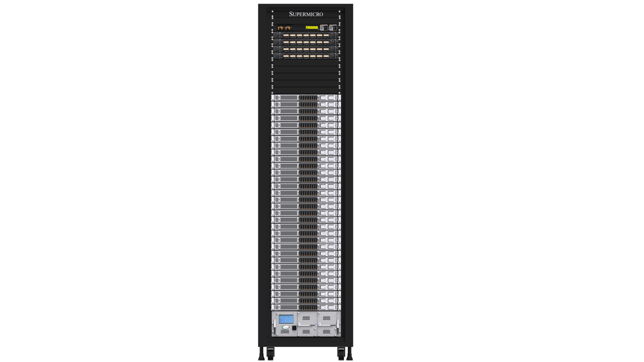 美超微推出機櫃級隨插即用液冷AI SuperCluster 支援NVIDIA Blackwell和NVIDIA HGX H100H200
