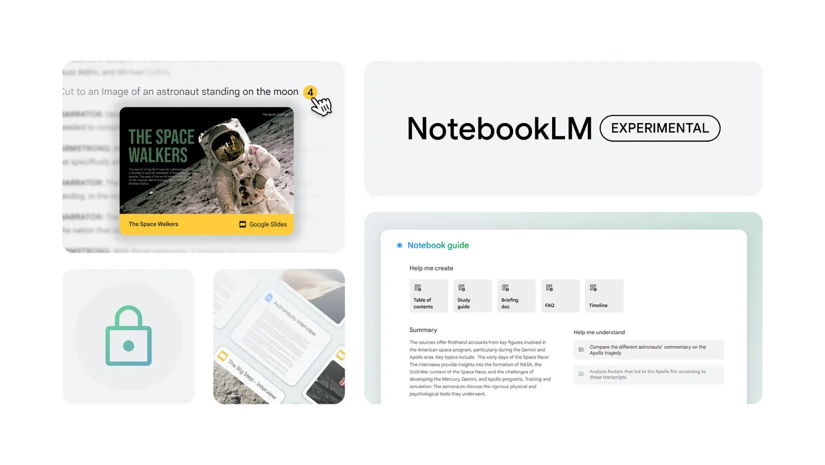 Google NotebookLM全面升級 新增簡報支援、強化事實查核