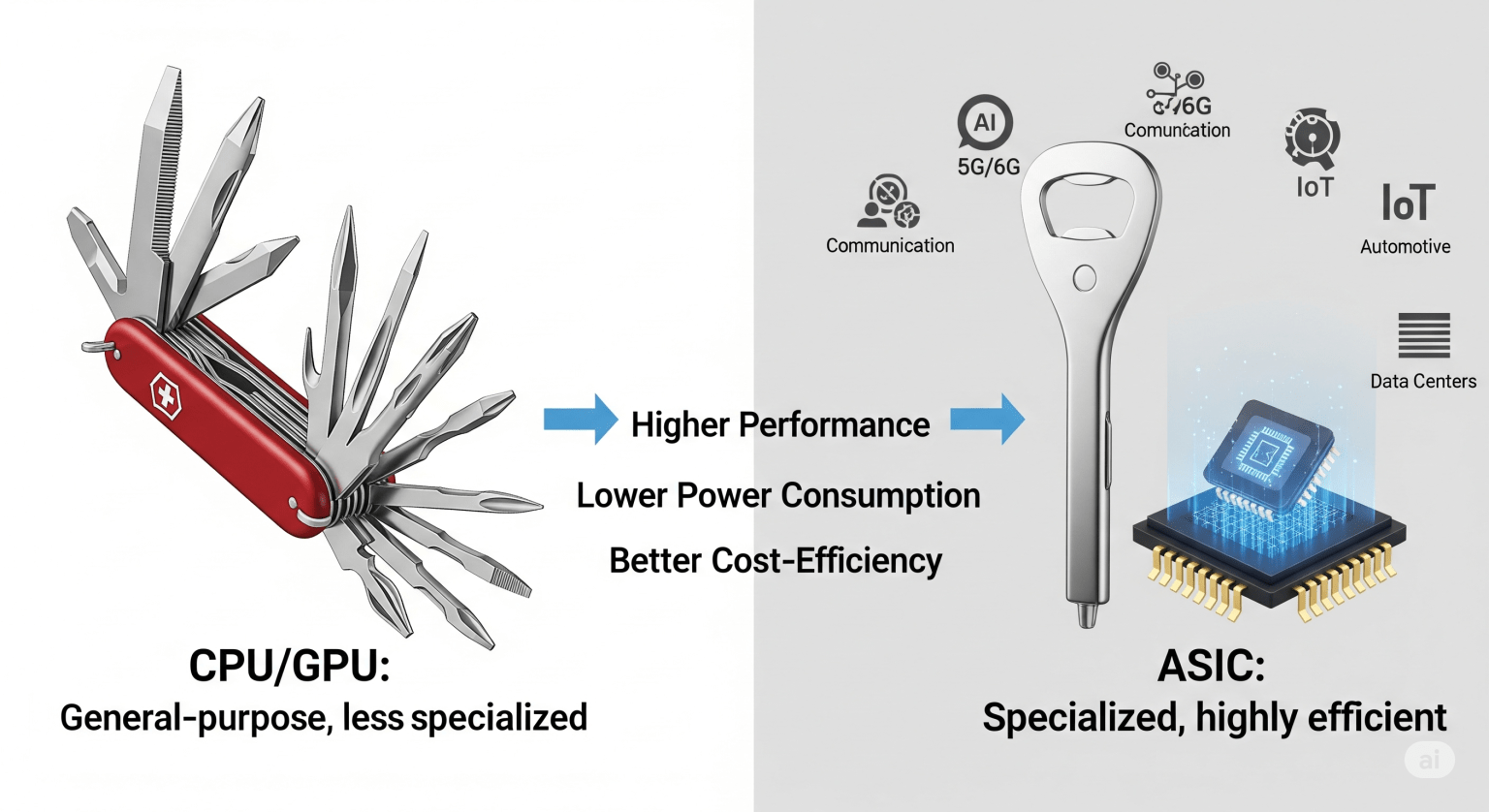 【科技小辭典】超越通用晶片：一文看懂ASIC高效能的秘密與產業新趨勢